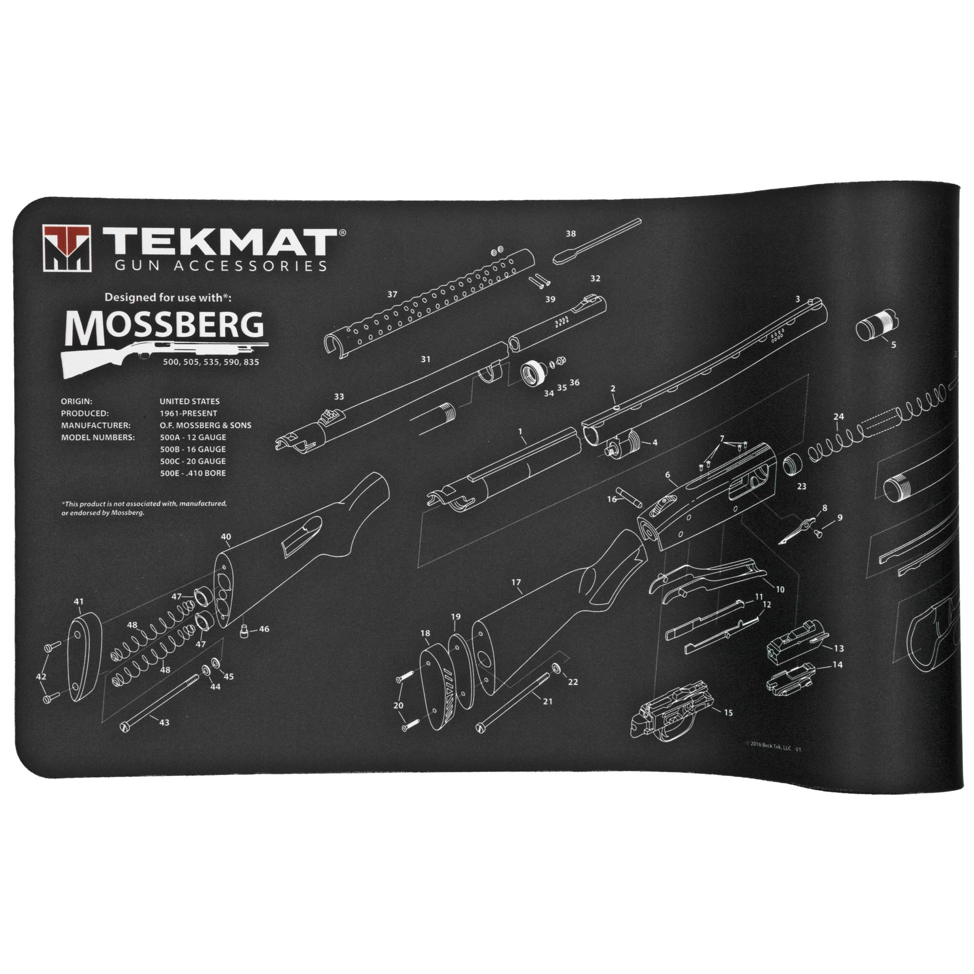 TekMat SHOTGUN MAT MOSSBERG PUMP