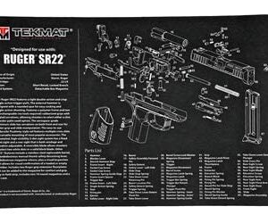 TekMat Ruger SR22 Gun Cleaning Mat,Black