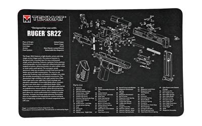 TekMat Ruger SR22 Gun Cleaning Mat,Black