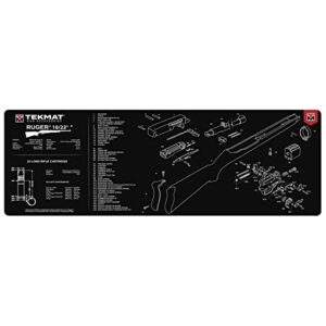 tekmat ruger 10-22 gun cleaning mat, black