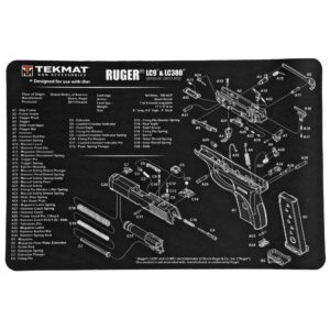 tekmat ruger lc9 gun cleaning mat