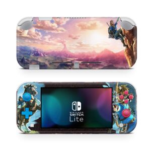 breath of the wild botw game skin for nintendo switch lite console