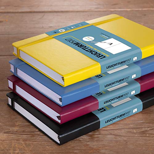 Leuchtturm1917 - Square Hardcover Sketchbook (Black) - 112 Pages of 150g/m² Paper