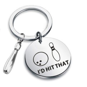 cenwa bowling keychain bowler gift bowling team gift i’d hit that keychain bowling jewelry gift for bowling lovers (i’d hit that k)