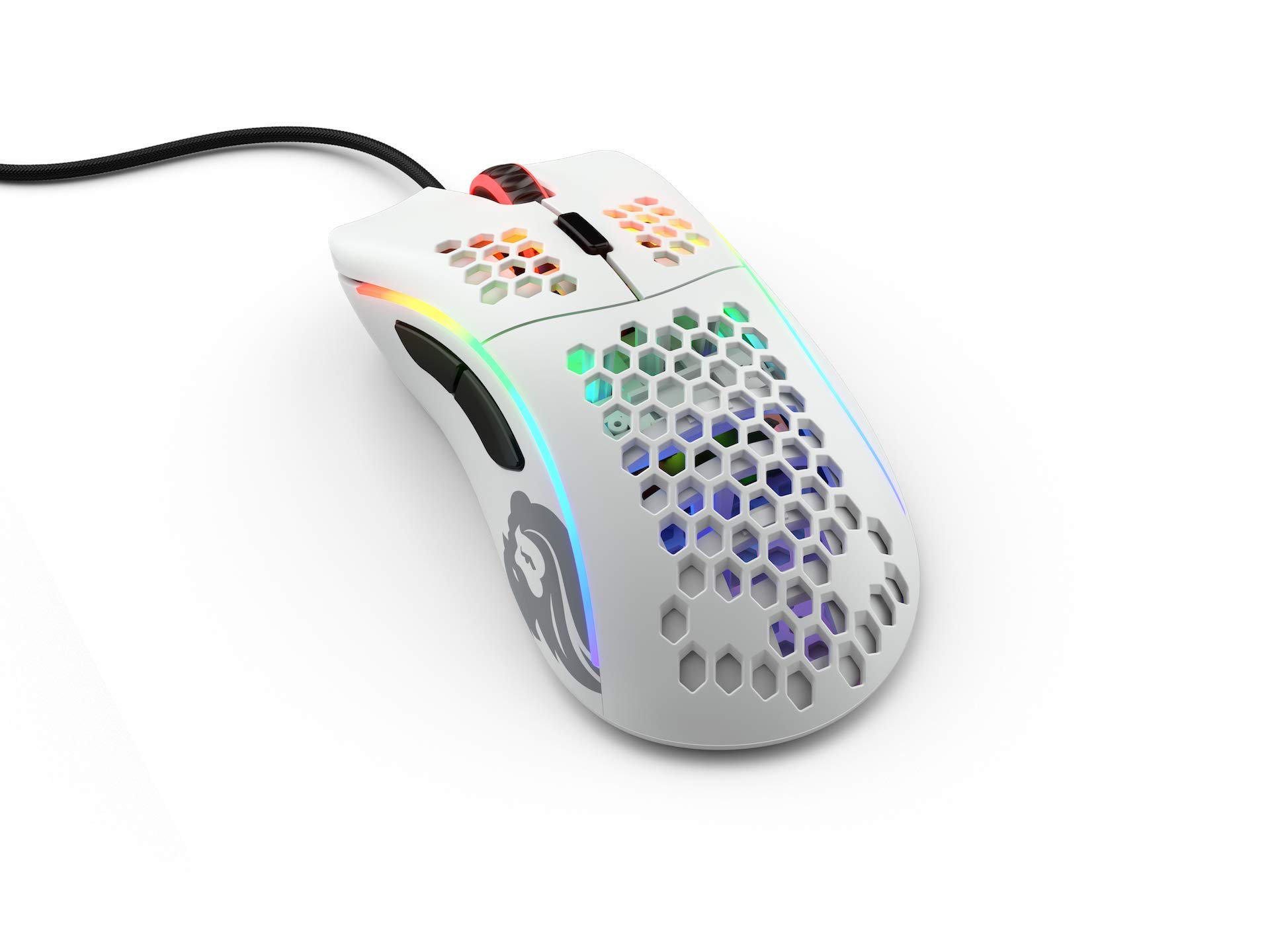 Glorious Model D Gaming Mouse, Matte White (GD-White) (Renewed)