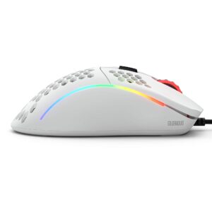 Glorious Model D Gaming Mouse, Matte White (GD-White) (Renewed)