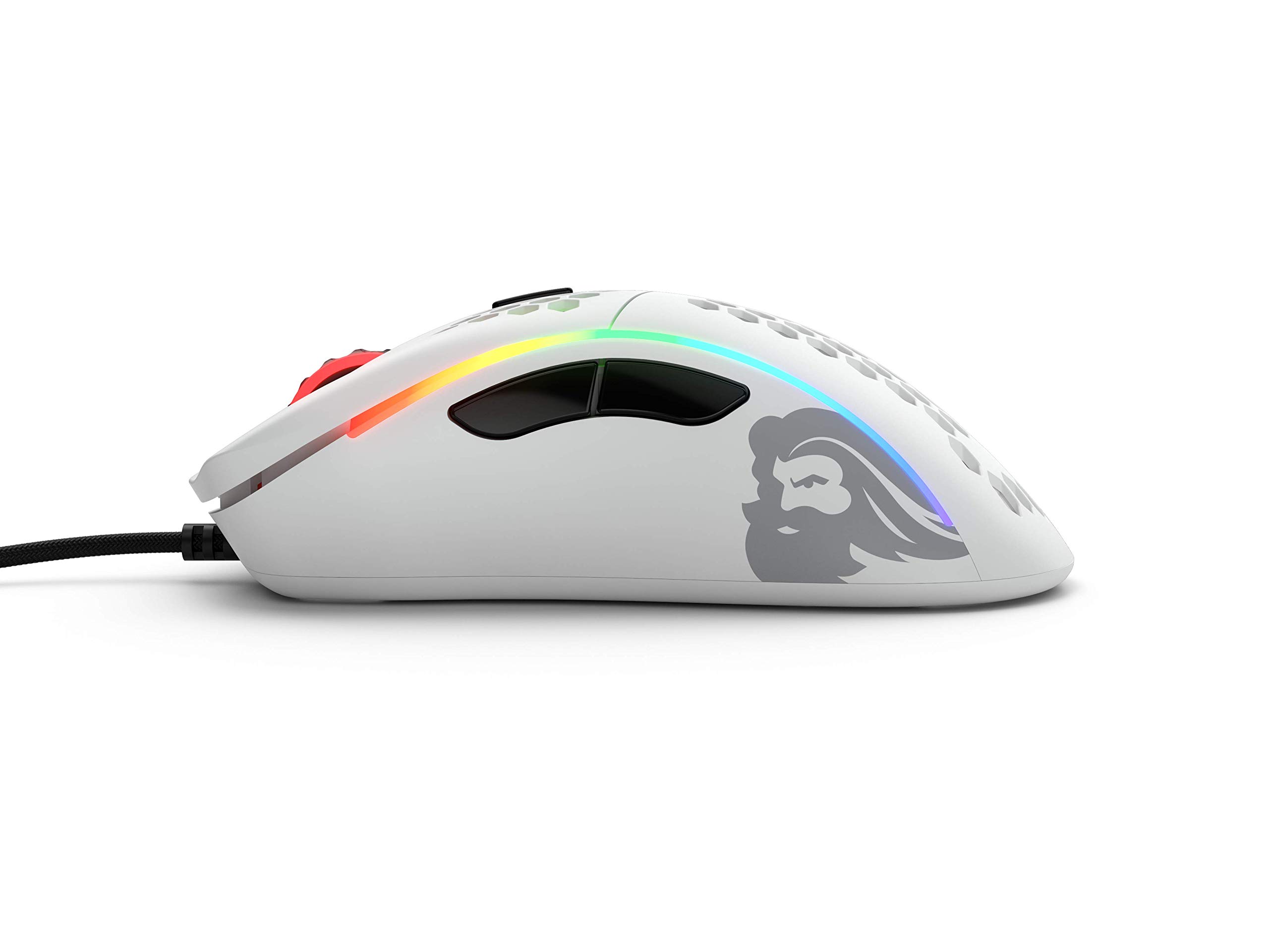 Glorious Model D Gaming Mouse, Matte White (GD-White) (Renewed)