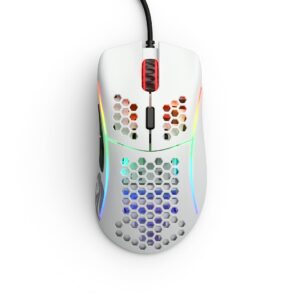 Glorious Model D Gaming Mouse, Matte White (GD-White) (Renewed)