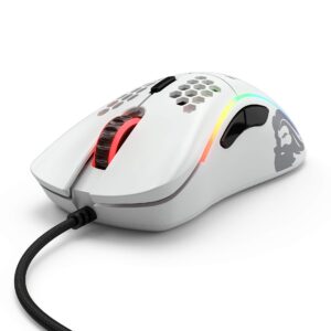 Glorious Model D Gaming Mouse, Matte White (GD-White) (Renewed)