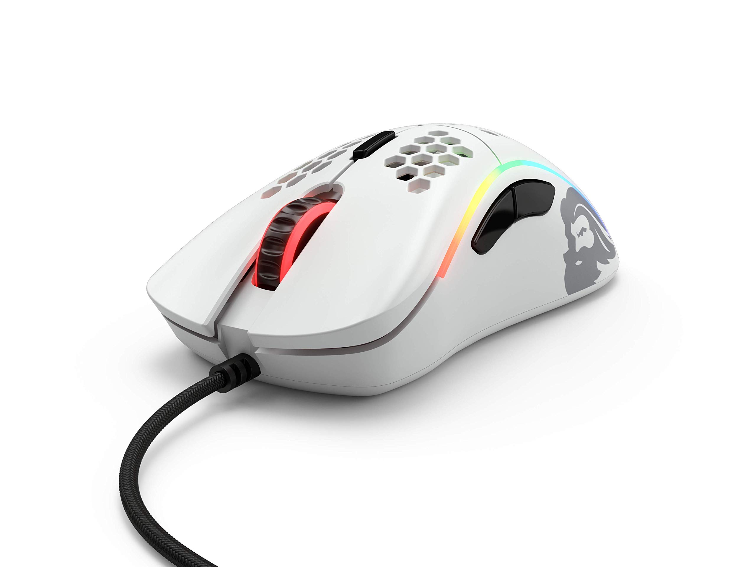 Glorious Model D Gaming Mouse, Matte White (GD-White) (Renewed)