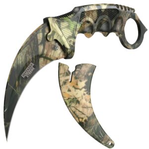 karambit knife - fixed blade knife - karambit knives - csgo raptor claw knives - best combat carambit for hunting camping hiking edc for men women comes with sheath - fathers day dad gift 16853