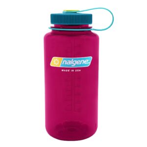 nalgene tritan wide mouth bpa-free water bottle eggplant, 32 oz