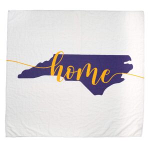 twig & bale greenville east carolina baby blanket organic cotton muslin swaddle blanket - 47" x 43" - fans of ecu baby gift for boys girls newborn receiving blankets