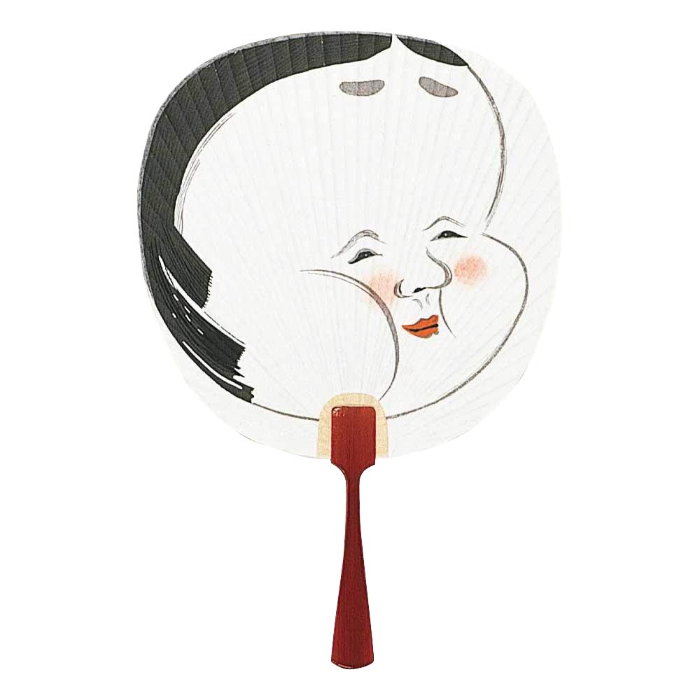 Made in Japan 2751 Uchiwa Okame