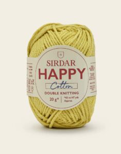 sirdar happy cotton 771 buttercup