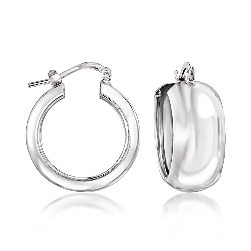 Ross-Simons Italian Sterling Silver Hoop Earrings