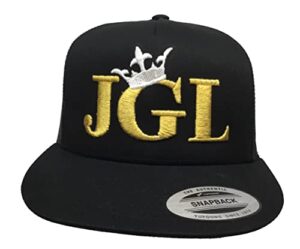 jgl gold corona blanca el chapo guzmÁn hat black mesh snapback