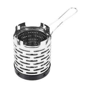 outdoor camping mini heater, stainless steel portable camping stove gas stove suitable for outdoor traveling camping bbq backpacking hiking