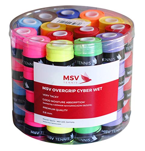 MSV Cyber Wet Overgrip Bucket Assorted Colors