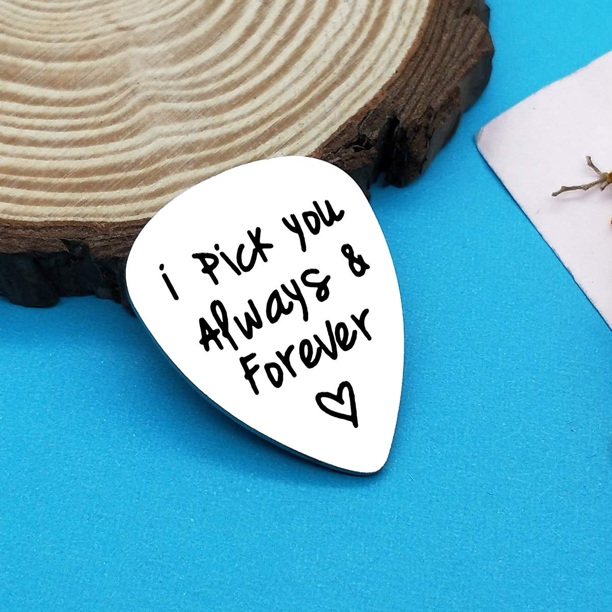 Guitar Pick Gifts for Boyfriend Husband Fiance I Pick You Guitar Pick Gifts for Him Christmas Birthday Gifts Wedding Anniversary Present Valentines Day Gifts for Men