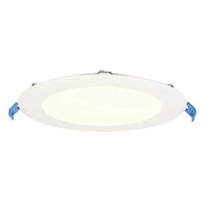 Westinghouse 5107100 Slim 6 Inch, Dimmable Recessed LED Downlight, White