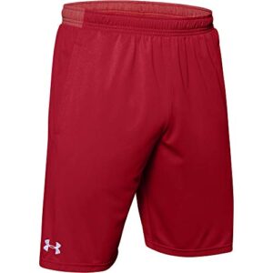 under armour mens locker 9in pocketed short red large