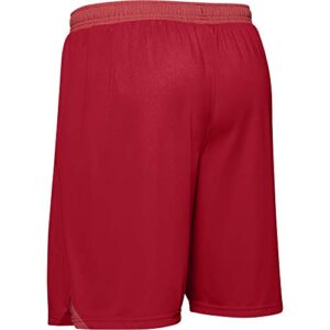 Under Armour Mens Locker 9In Pocketed Short Red Large