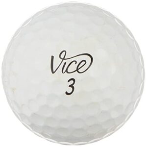 vice golf ball mix - 100 near mint quality used golf balls (aaa pro pro soft tour drive golfballs), white (100pk-vice-3)