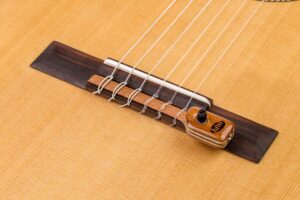 kna pickups portable piezo nylon string guitar pickup with volume control (ng-2)