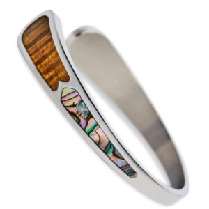 Pono Woodworks Eternity Koa Wood Cuff Bracelet (Medium)