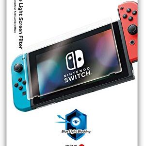 Hori Nintendo Switch Blue Light Screen Filter (Blue Light Blocking Screen Protector) Officially Licensed By Nintendo - Nintendo Switch