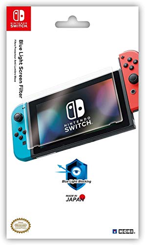 Hori Nintendo Switch Blue Light Screen Filter (Blue Light Blocking Screen Protector) Officially Licensed By Nintendo - Nintendo Switch