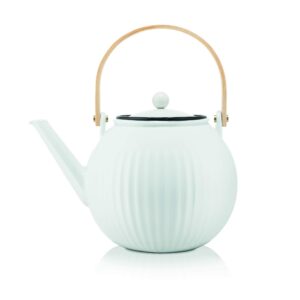 bodum douro porcelain teapot with stainless steel filter 1.5 litres