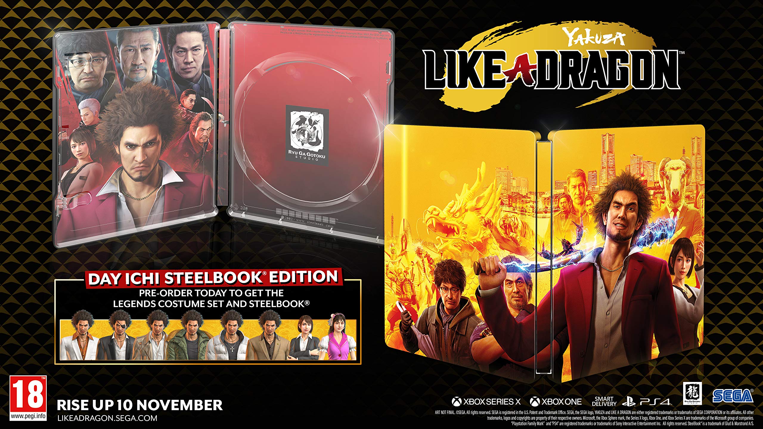 Yakuza: Like a Dragon Day Ichi Steelbook Edition (PS4)