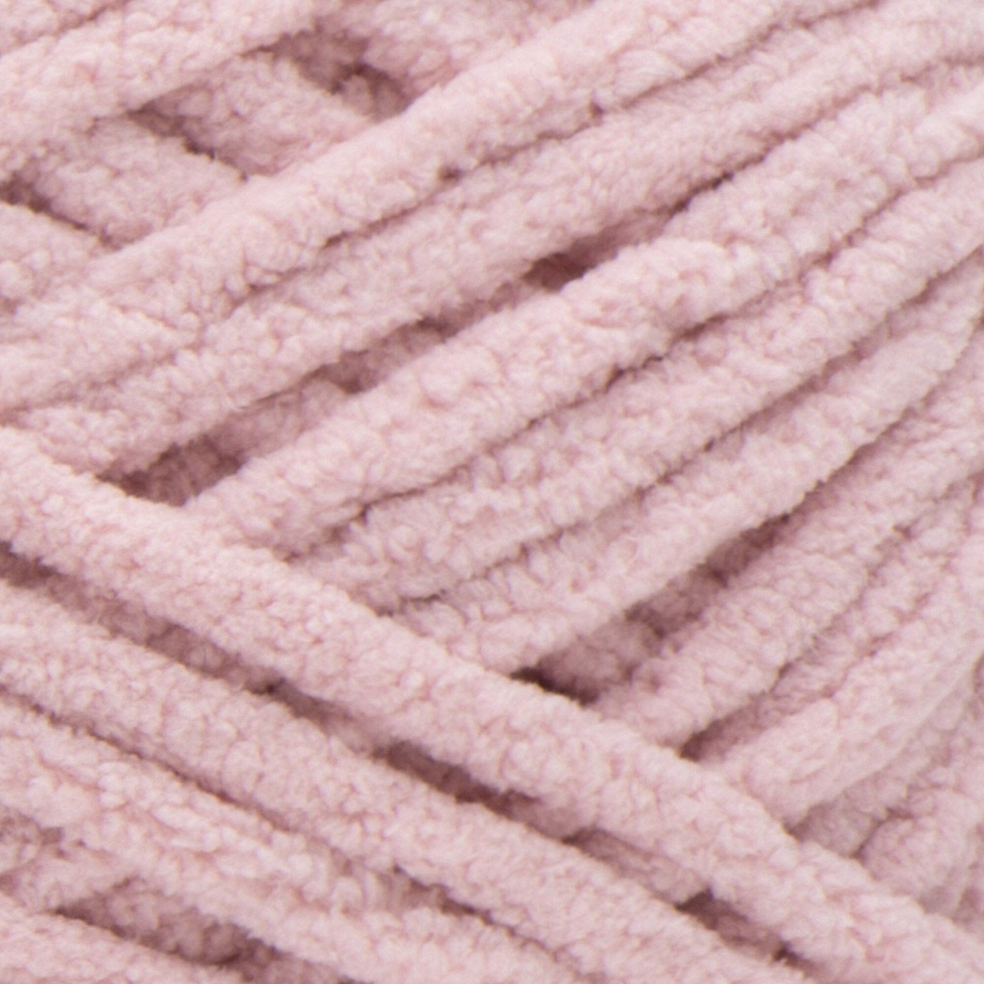 Bernat Blanket Yarn - Big Ball (10.5 oz) - 2 Pack with Pattern Cards in Color (Tan Pink)