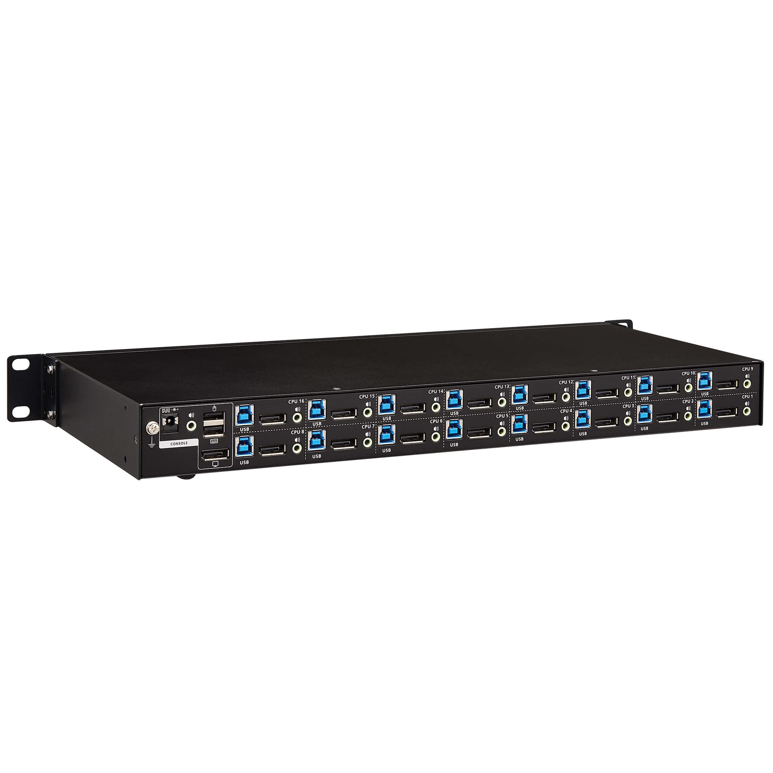 Tripp Lite KVM Switch, 16 Port HDMI USB with Audio and USB Sharing KVM Switch, 1U Rack Mount (B024-HU16)