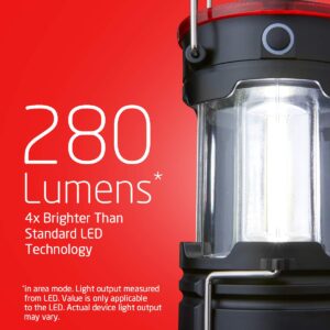 Eveready LED Camping Lantern 360 PRO (4-Pack), Super Bright Tent Lights, Rugged,Water Resistant, 100 Hour Run-time (Batteries Included)