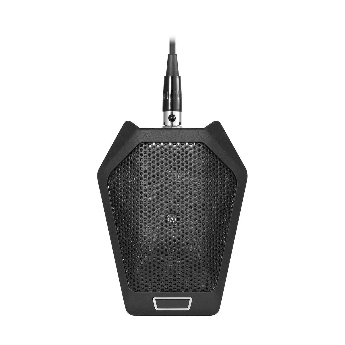 Audio-Technica U891RB Cardioid Condenser Boundary Microphone with Switch, RGB LED & Integral Power Module, Phantom Power Only, Black