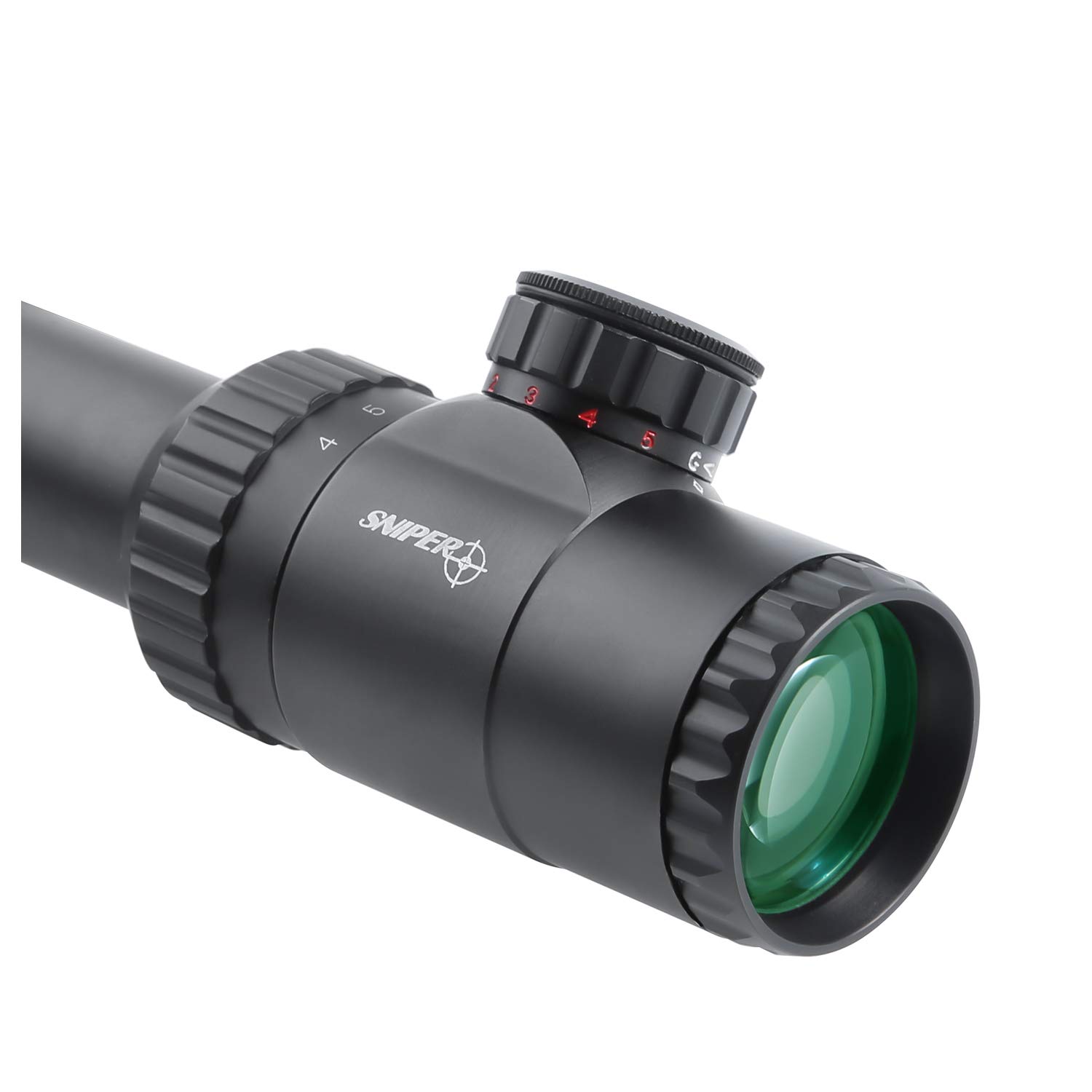 MK 4-16X50/6-24X50 Hunting Rifle Scope 30mm Tube Red/Green/Blue Illuminated Glass Etched Reticle SFP Riflescope w/Side Parallax Adjustment (MK4-16X50)