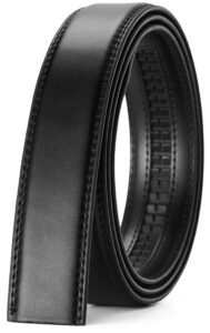 chaoren ratchet belt strap only 1 1/8", replacement leather belt for 32mm buckle