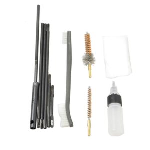 Funpower Rifle Gun Cleaning Kit Set Pistol Brushes Cleaner for 5.56mm .223 22LR .22 Cal