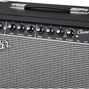 Fender Champion 40 Guitar Combo Amplifier Bundle with Instrument Cable and Picks