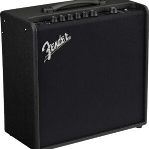 Fender Mustang LT50 Guitar Combo Amplifier Bundle with Instrument Cable and Picks