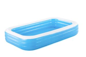 h2ogo! blue rectangular inflatable family pool (10' x 6' x 22")