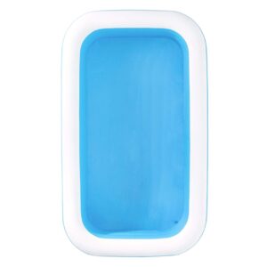 H2OGO! Blue Rectangular Inflatable Family Pool (10' x 6' x 22")