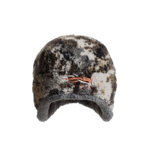 sitka standard fanatic windstopper insulated breathable whitetail hunting beanie, elevated i i, large/x-large