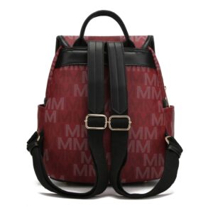 MKF Backpack Purse for Women Vegan Leather Top-Handle Ladies Fashion Travel Pocketbook Bag – Daypack