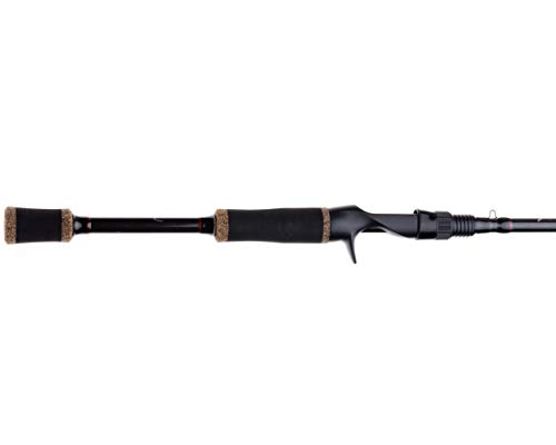 Halo Fishing Scott Canterbury Series Fishing Rod, Casting Rod, 7' Medium, Black