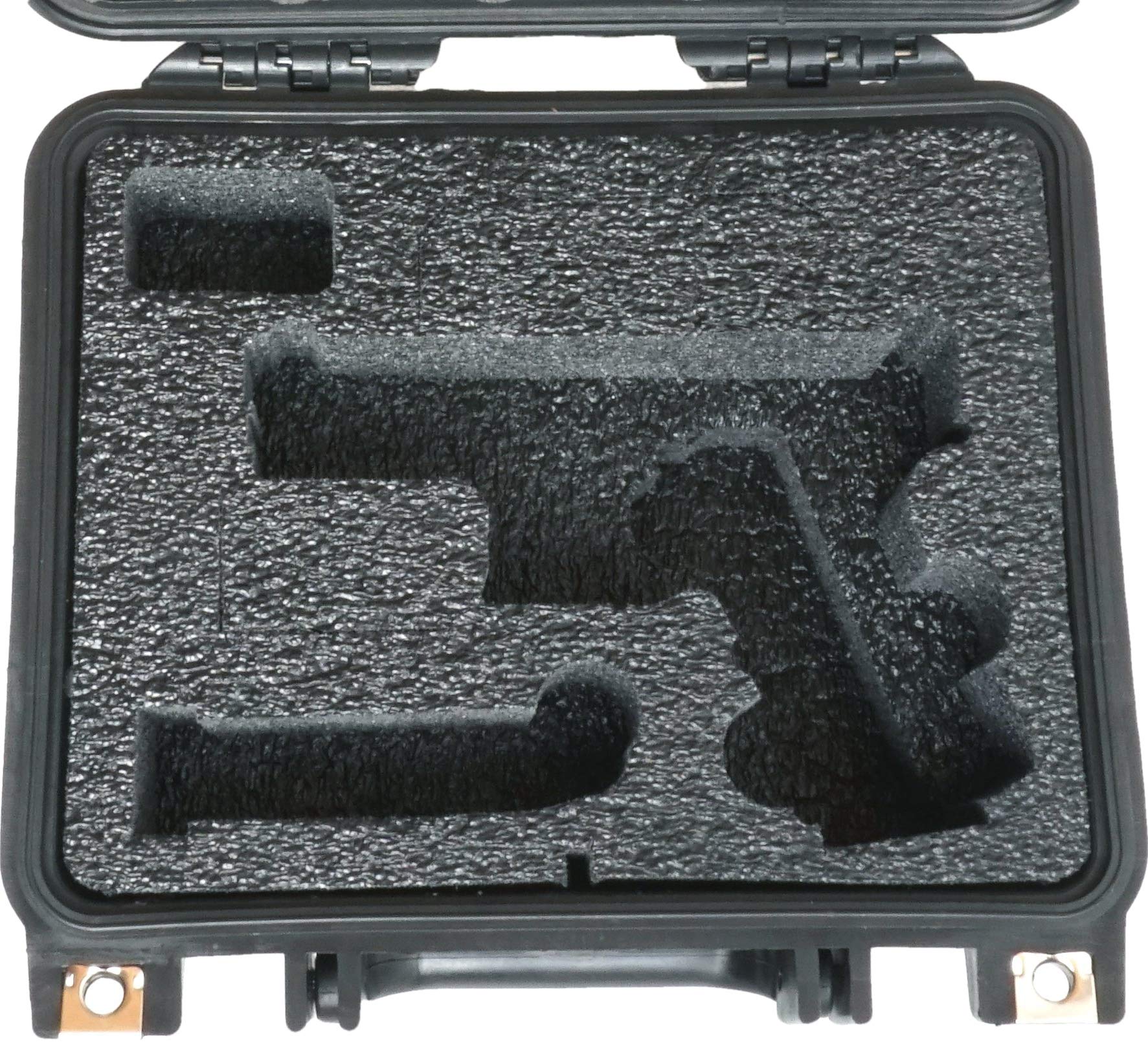 Case Club Case to fit Glock 19 & 4 Magazines. Pre-Cut, Heavy Duty, Waterproof (Accommodates Optics, Under Barrel attachments & Speed Loader)