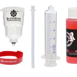 BleedZone Bleed Kit for Shimano - Hydraulic Brake Bleed Kit for Road Gravel, Mountain Bike Brakes with 60ml Mineral Oil - Bicycle Brake Bleed Kit, MTB Kit Designed for Shimano Brake Bleed Kit